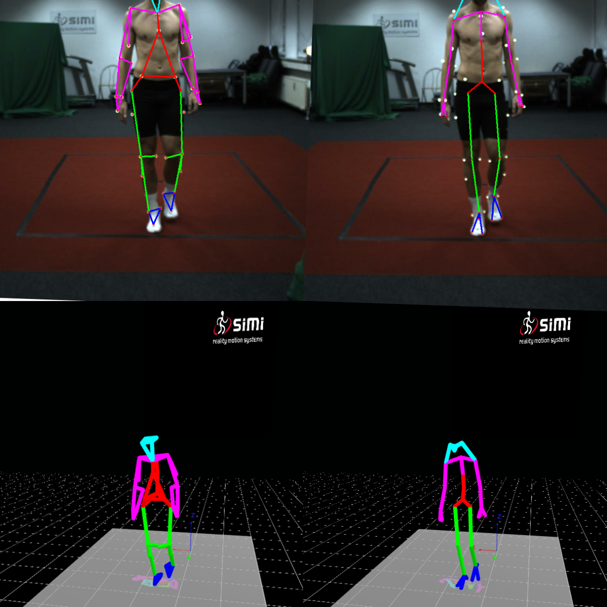 Simi Reality Motion Systems 3d Markerless And Markerbased Motion Capture